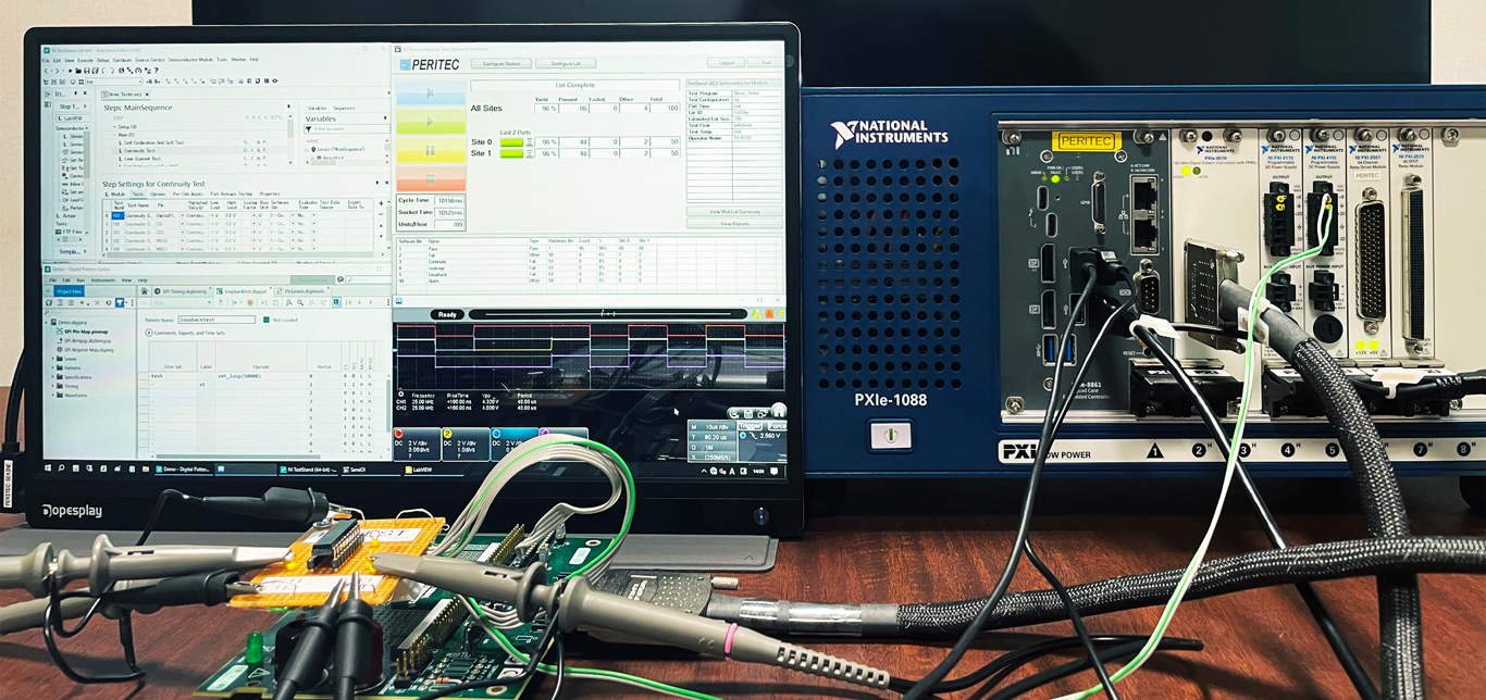 PXIを使用したICテストシステム | ペリテックSI